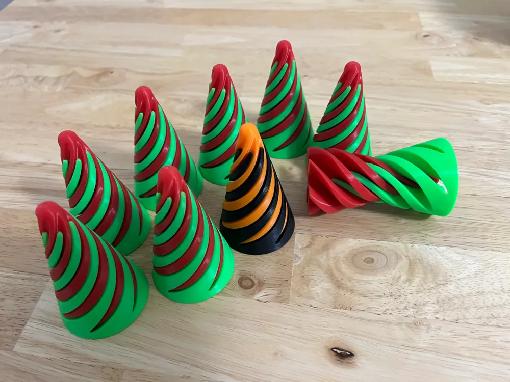 Passthrough Spiral Cone Fidget by MrFidget - MakerWorld