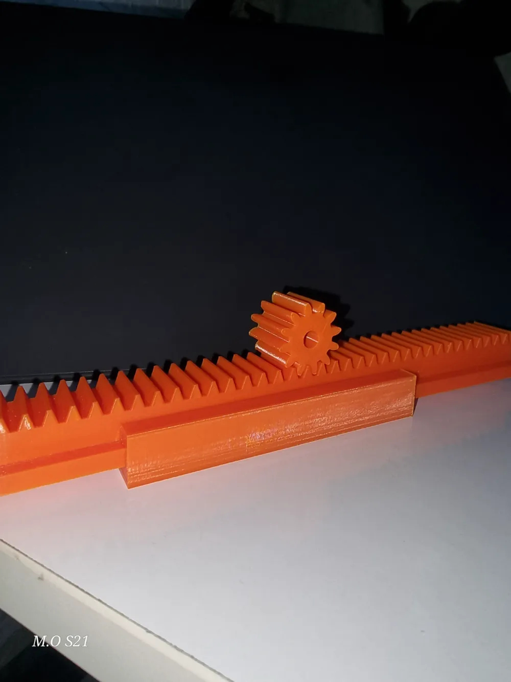 Rack and Pinion for 6 mm shaft by M.O MakerWorld: Download Free 3D Models