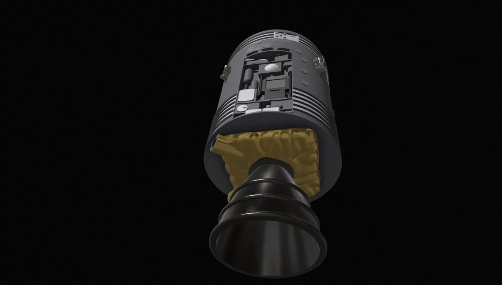 Apollo spacecraft - Free 3D Print Model - MakerWorld