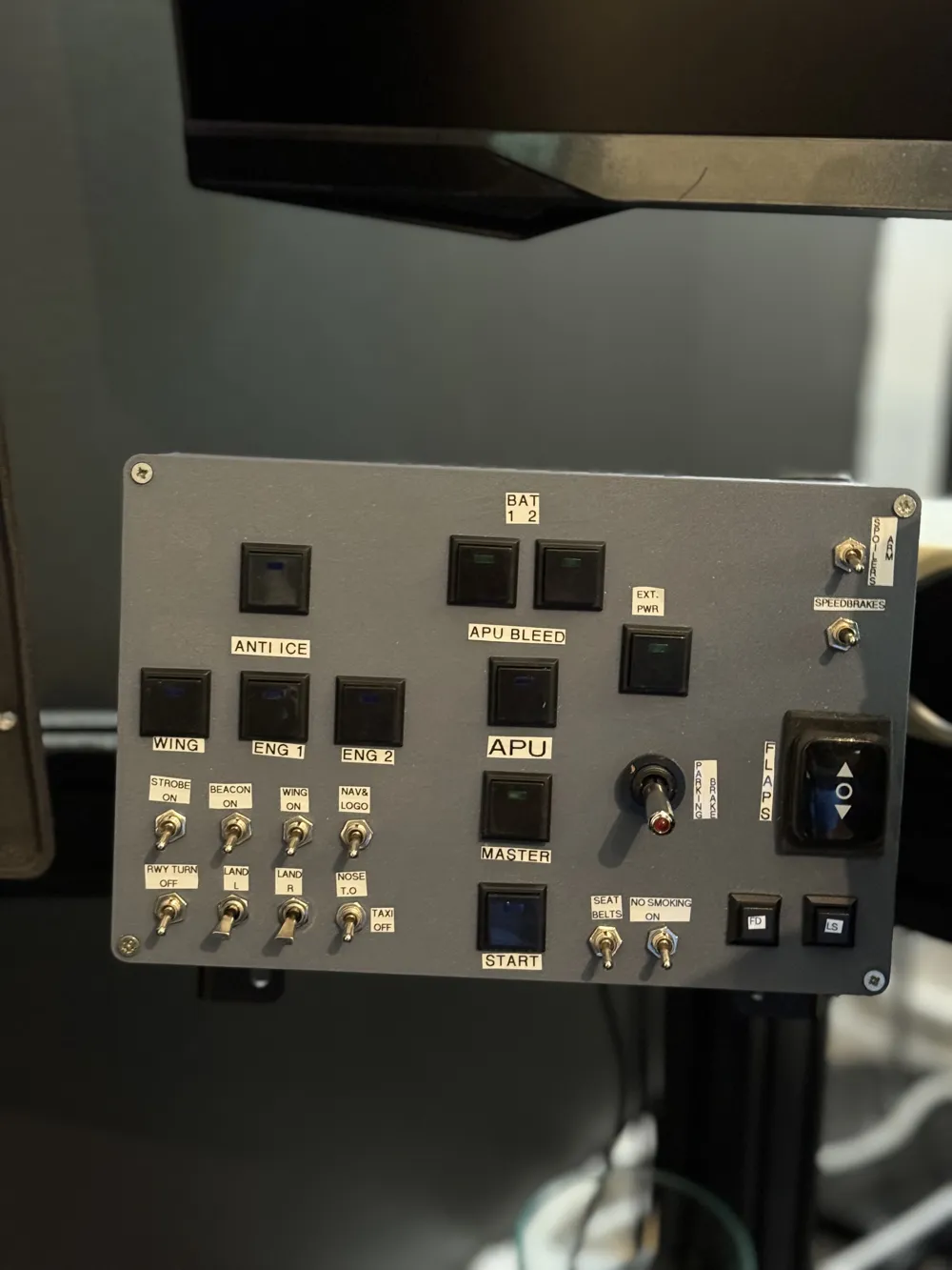 Airbus styled Button Box - Free 3D Print Model - MakerWorld