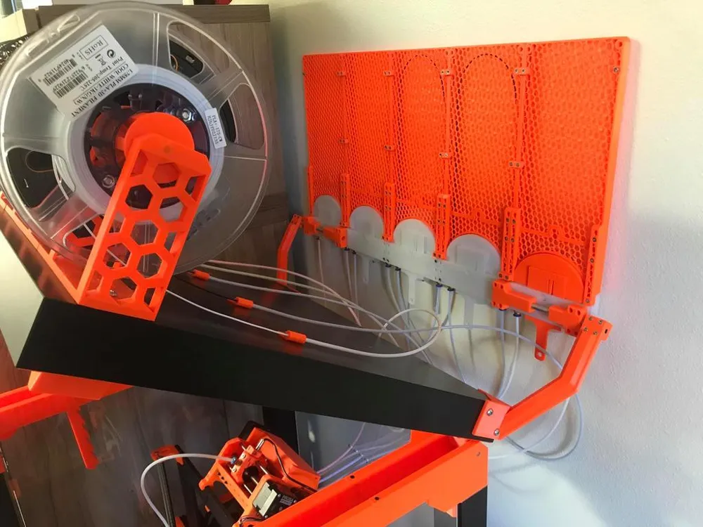Prusa MMU Filament Bank mounts for Prusa Enclosure by ...