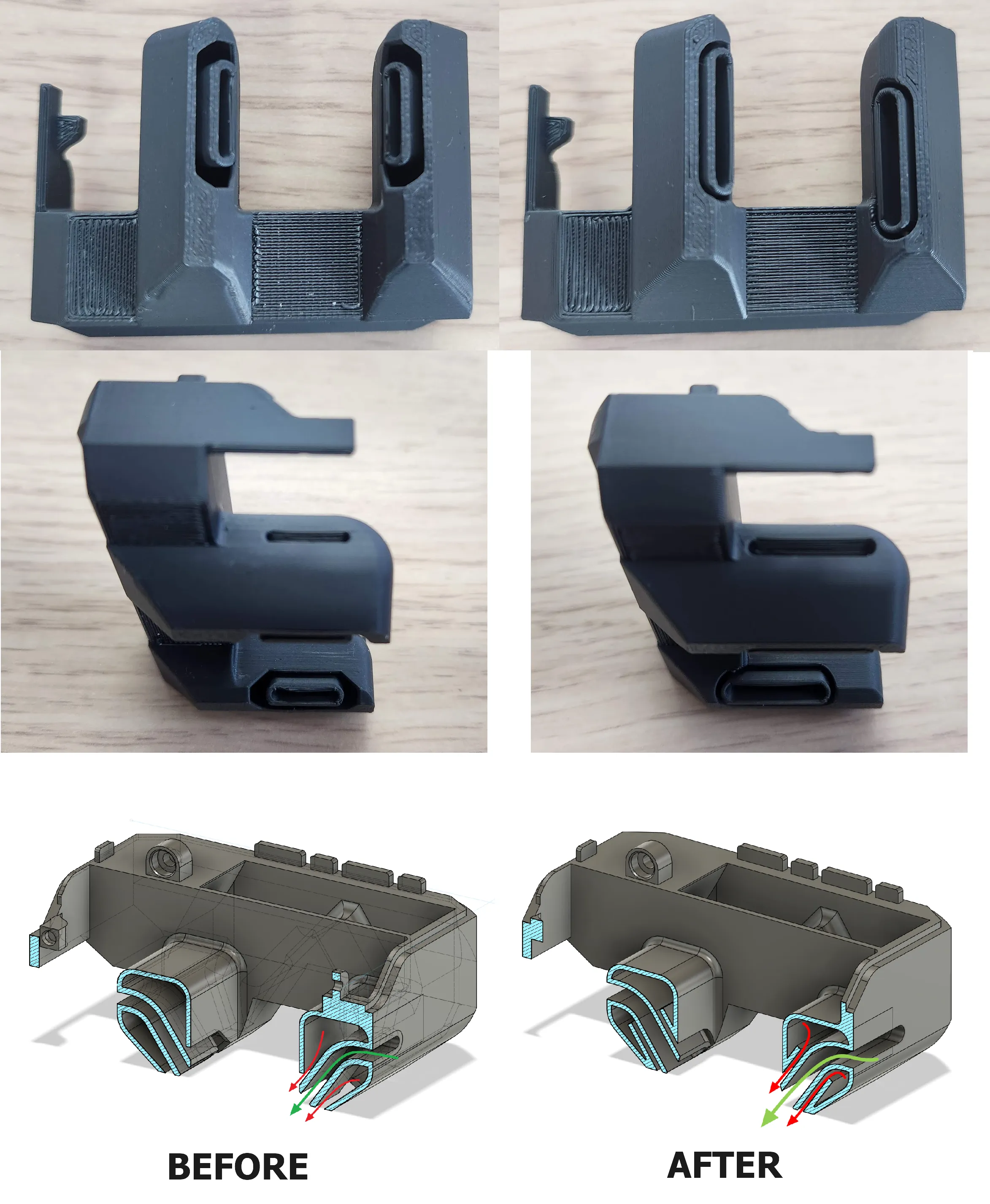 P1S, P1P Fan Flow Duct (Coandă Effect) - Free 3D Print Model - MakerWorld