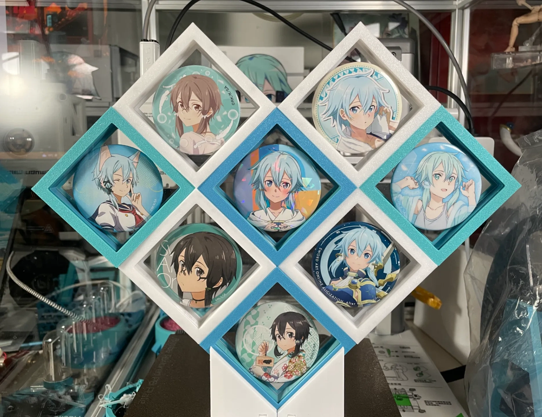 Magnetic, Freely Combinable, Modularized Badge Display Stand by Nobod1 ...