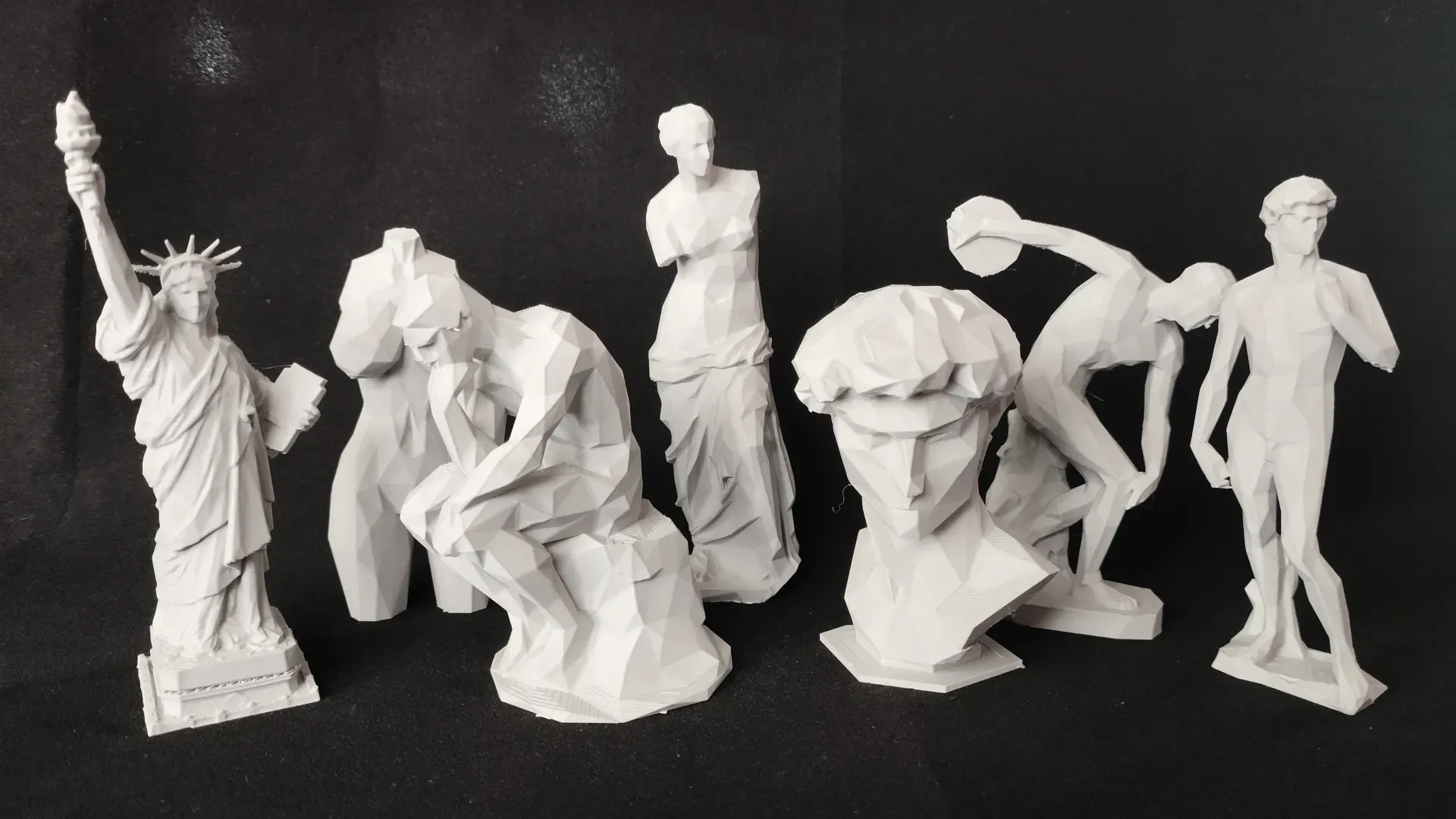 [Polygonal Sculpture Series] - The Thinker by user_753992991 - MakerWorld