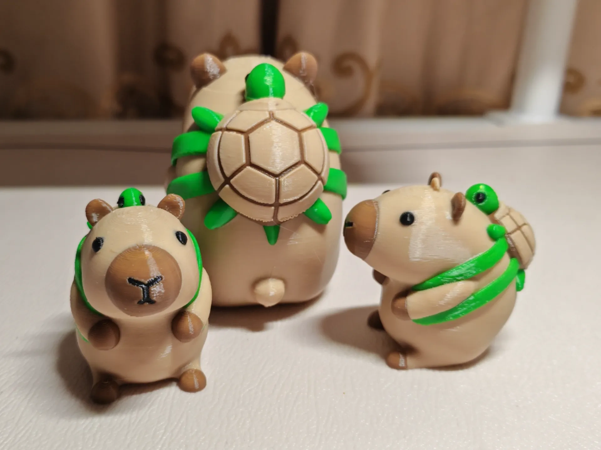 Capybara, the cute and clumsy Capybara, Capybara carrying a turtle by ๖ ...