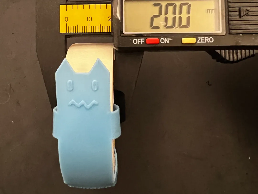 2cm Wide Tape Cutter--12 minutes by 摸鱼猫 - MakerWorld