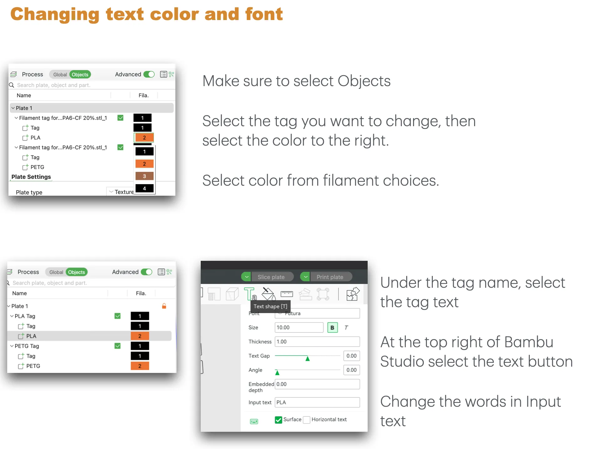 Customizable Filament Tag Organization System Kit by Generic PLA ...