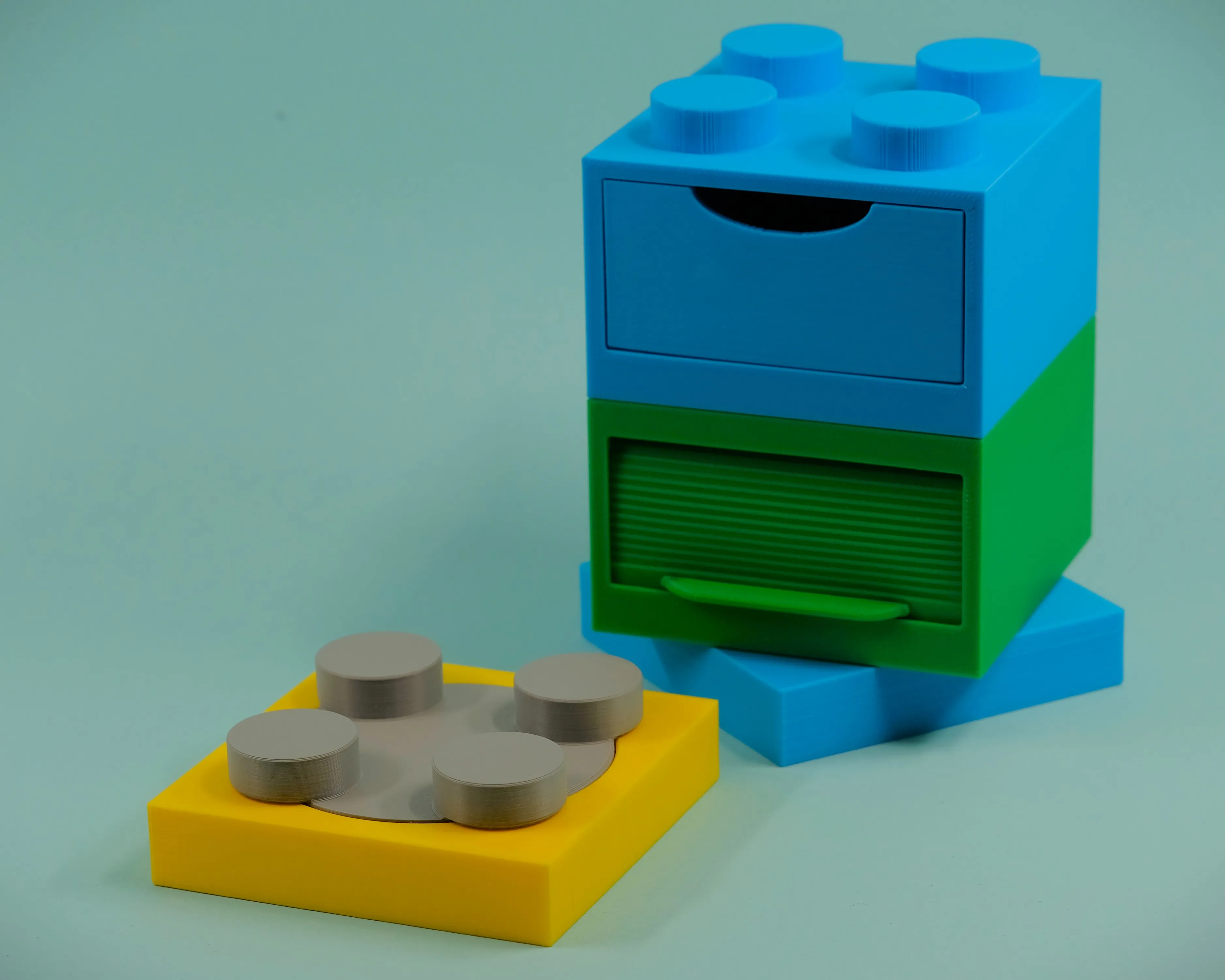 Brick Sliders Stackable Desk Boxes by Sakul MakerWorld: Download Free ...