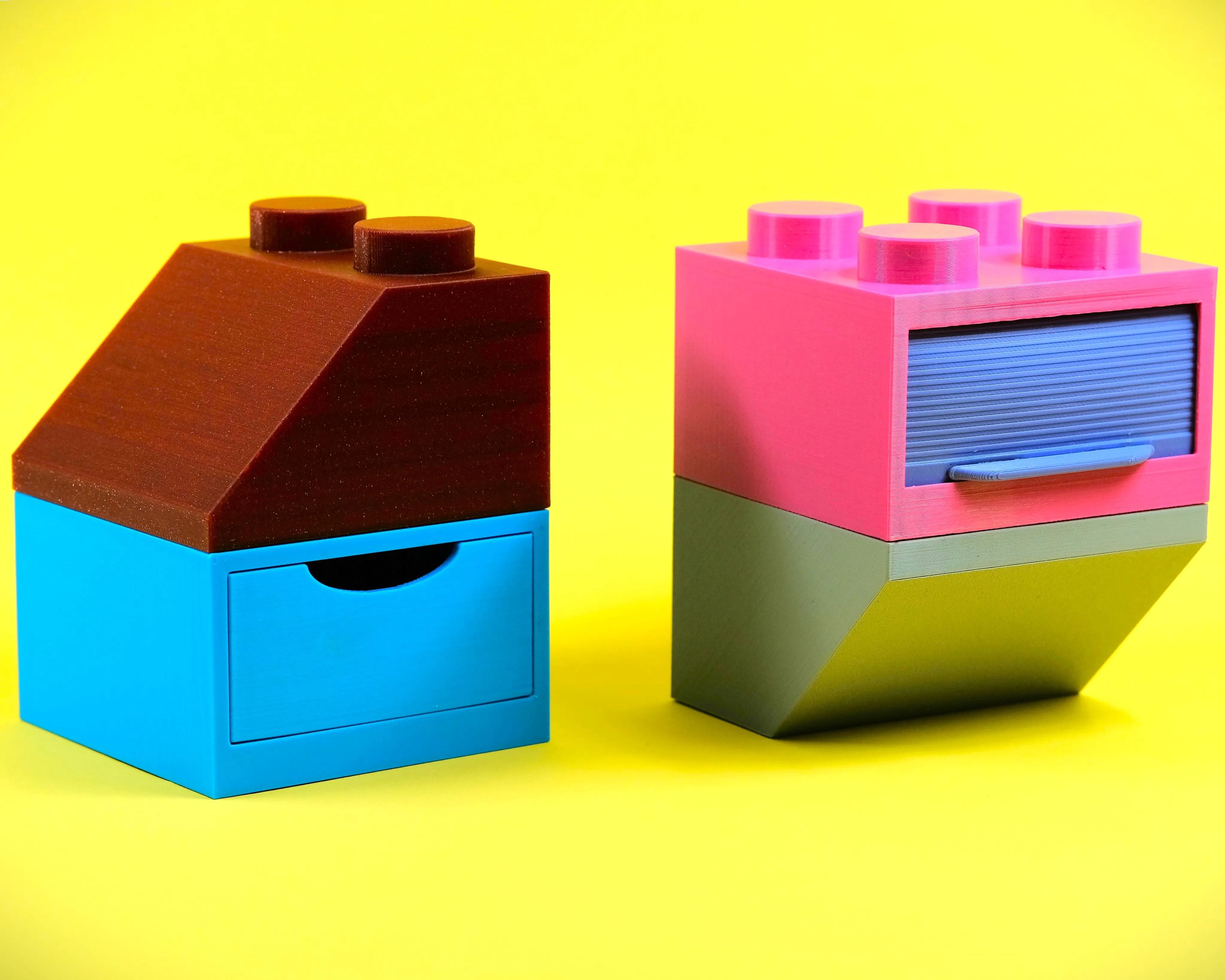 Brick Sliders Stackable Desk Boxes by Sakul MakerWorld: Download Free ...