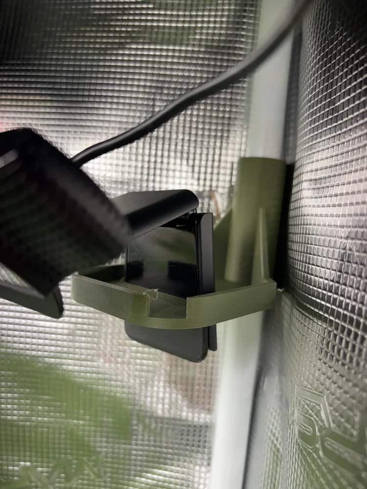 Logitech C920s arm for 16mm frame grow tent - Free 3D Print Model ...