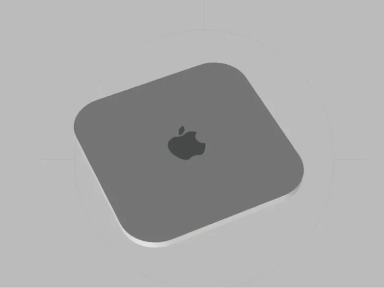 Mac mini M4 Inverted Tray by 美度三维 - MakerWorld