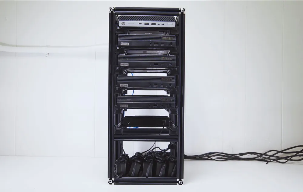 Mini-PC-Server-Rack von MatthewAlton - MakerWorld