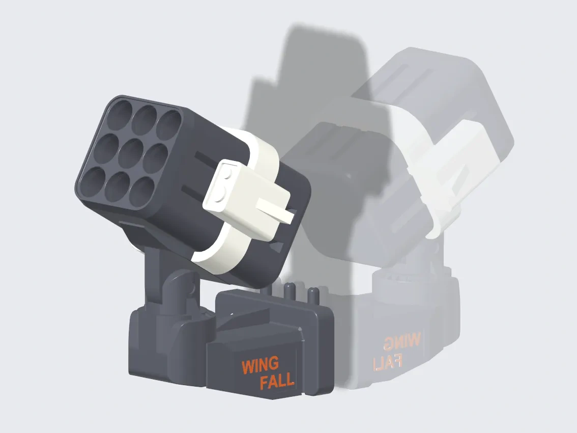 Pegboard Rocket Launcher Pen Holder by user_1269024294MakerWorld ...