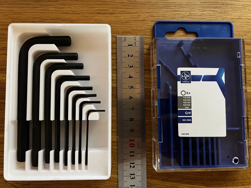 2x3x3 Gridfinity Box Allen Key 1,5-8mm by PrintMeister MakerWorld ...