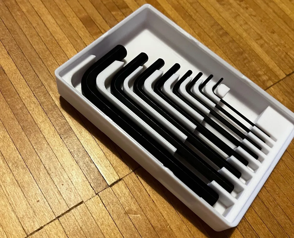 2x3x3 Gridfinity Box Allen Key 1,5-8mm by PrintMeister MakerWorld: Download Free 3D Models