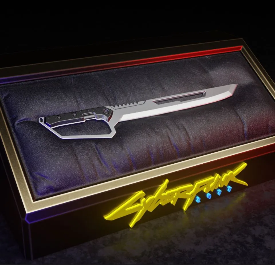 Cyberpunk 2077 Machete knife by AnubisCG - MakerWorld
