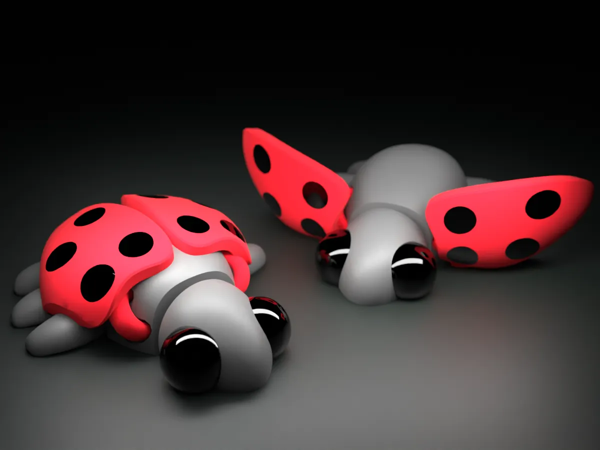 Articulated Ladybug! by Waffly3D MakerWorld: Download Free 3D Models