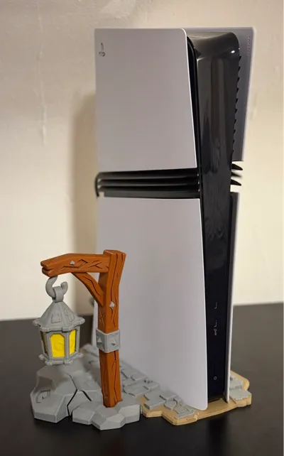 ps5 stand 3d print model download - MakerWorld