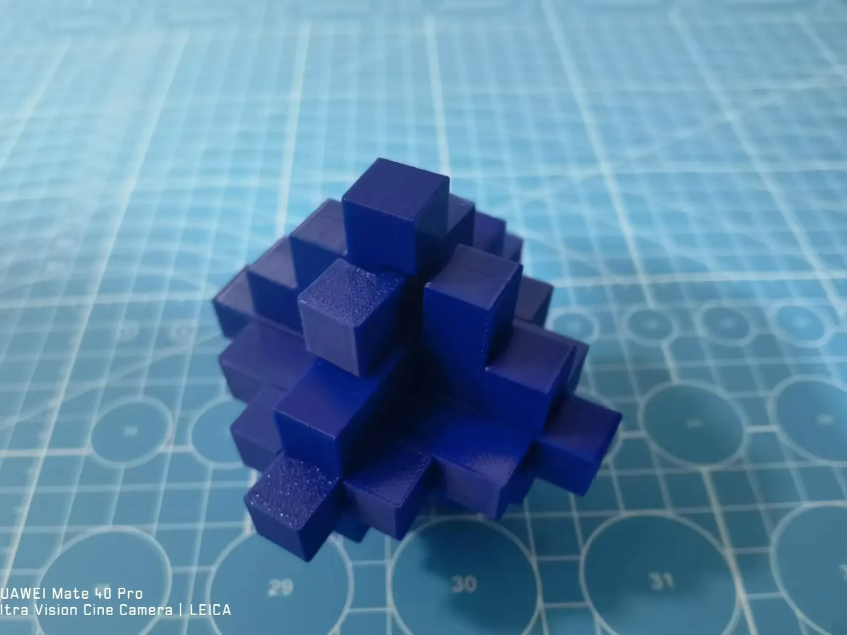 Chinese interlocking puzzle (Kongming Lock) - 15 connections by ...