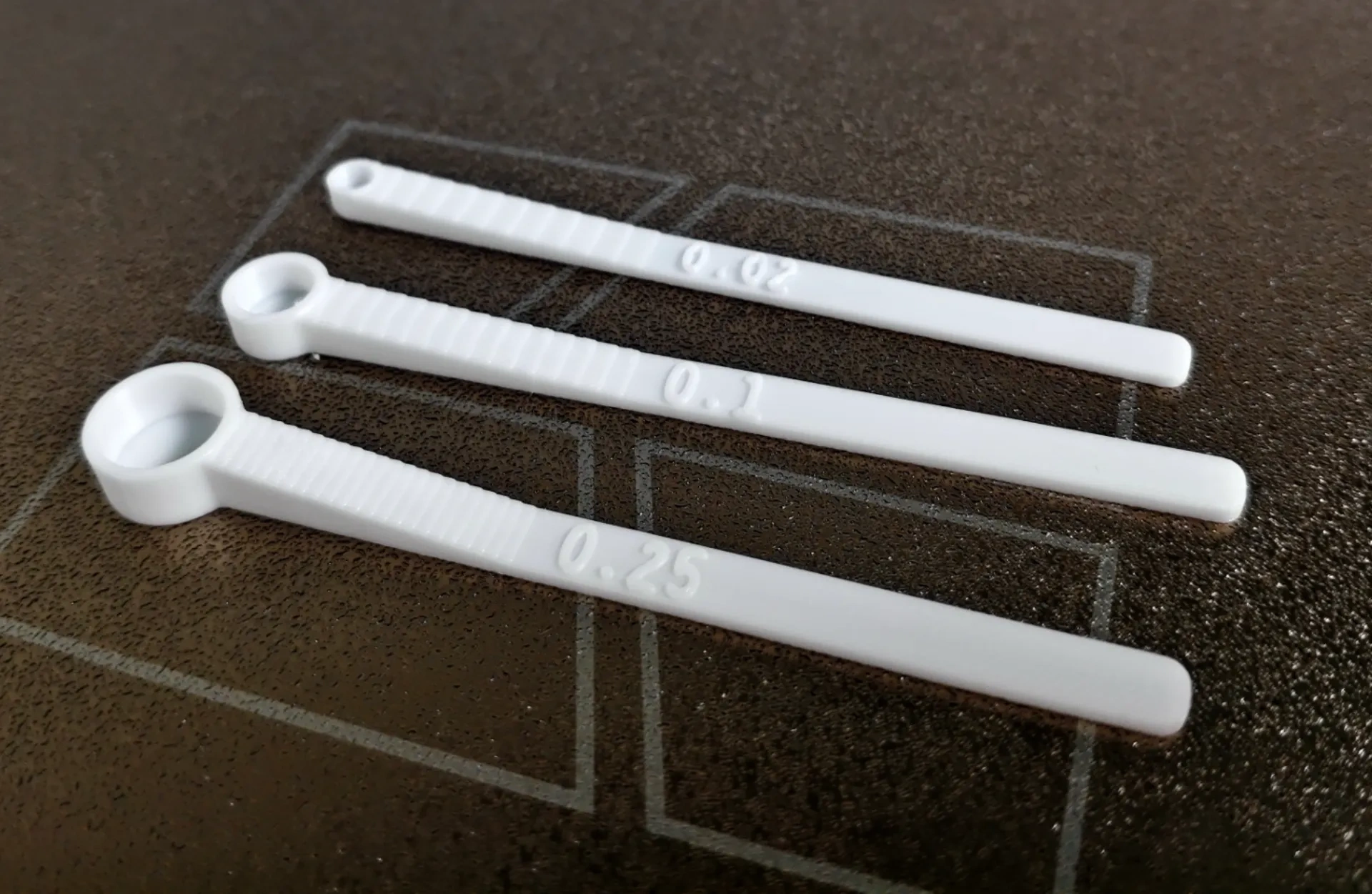 Measuring spoons common specifications 0.1g 0.25g 0.02g fish tank ...