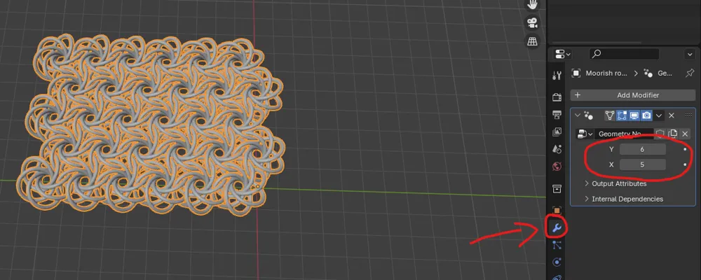 Moorish Rose weave Parametric Chainmail by ChainmailWeaves - MakerWorld