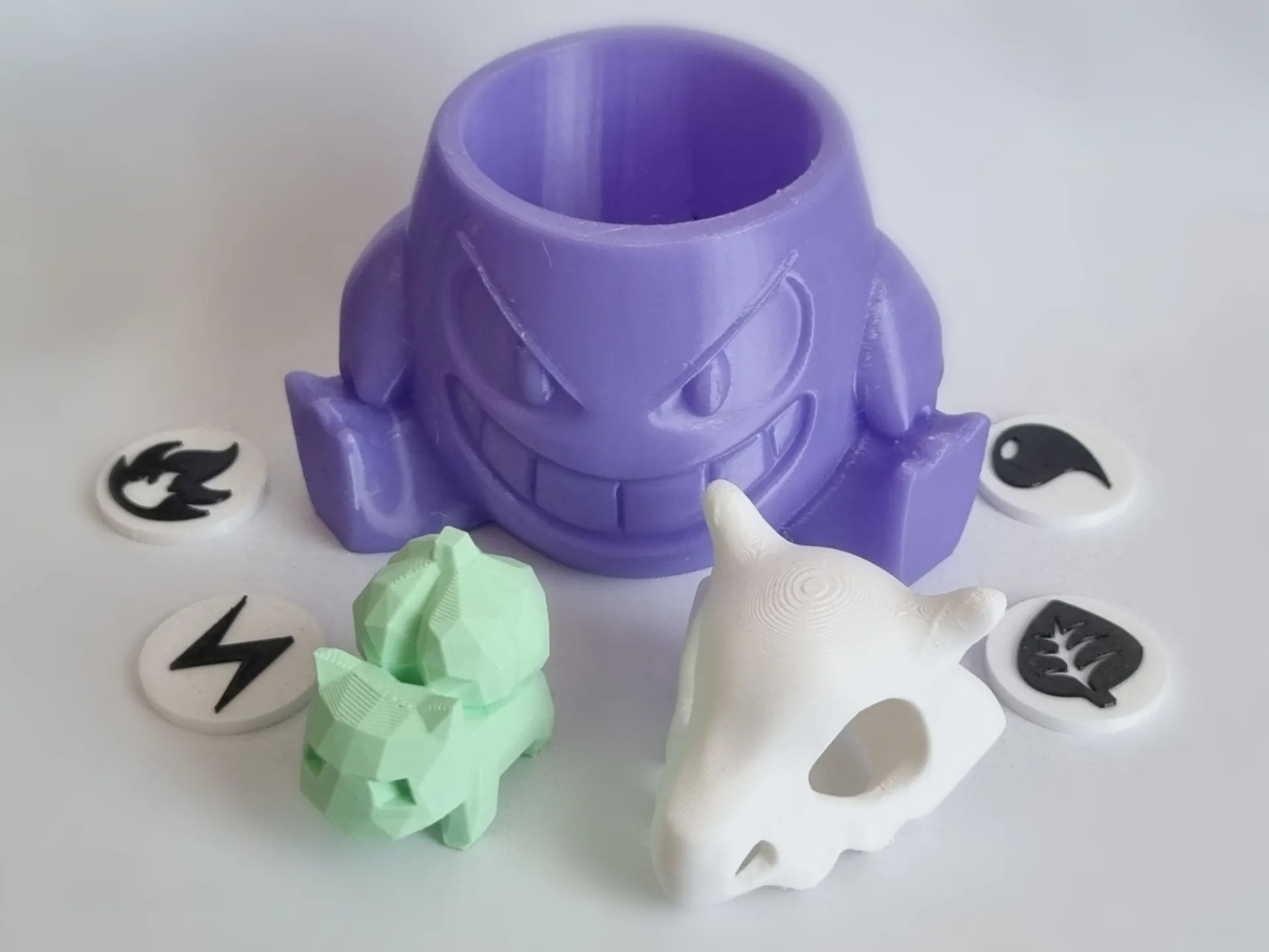 Cubone Pokemon Skull - Keychain - Free 3D Print Model - MakerWorld