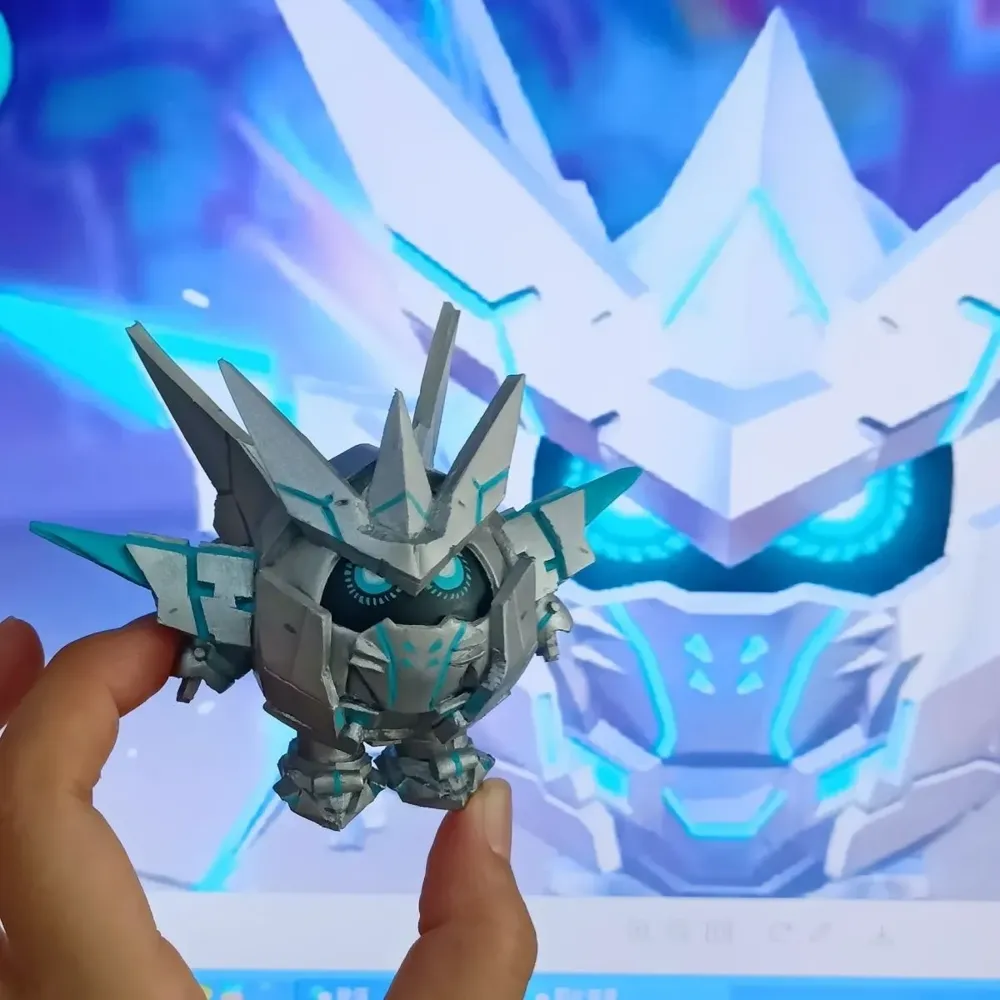 Egg Party Cool Mech Model by 微创模玩 - MakerWorld