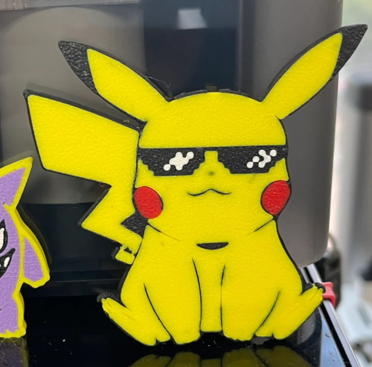 (AMS) Four-color adorable Pikachu badge by user_1649684390 - MakerWorld