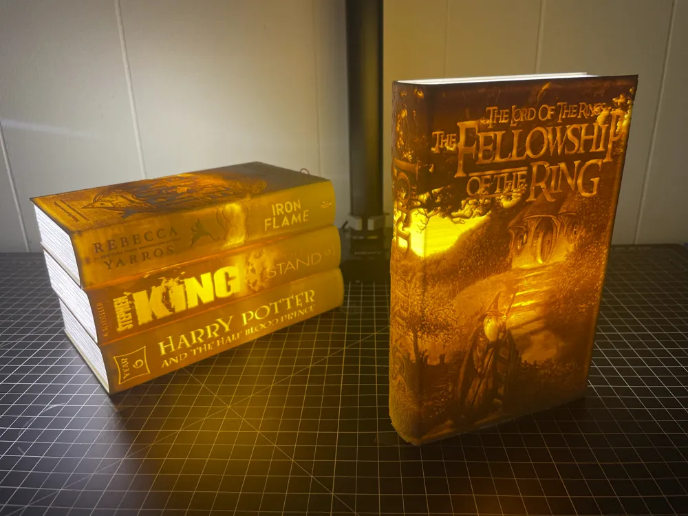 Lithophane Books (LoTR - Fellowship of The Ring) by MeasureOnceCutTwice ...