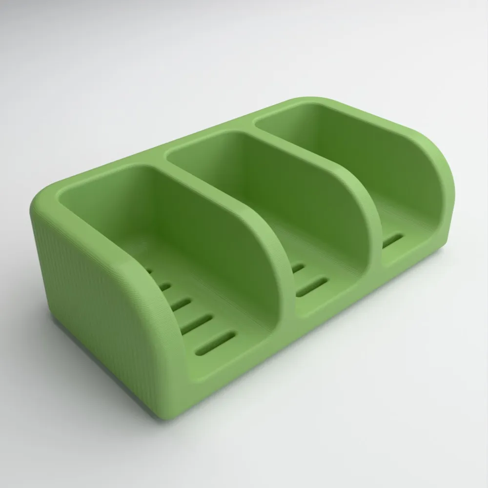 Self Draining Soap Bar Holder (Kitsch style) - Free 3D Print Model ...