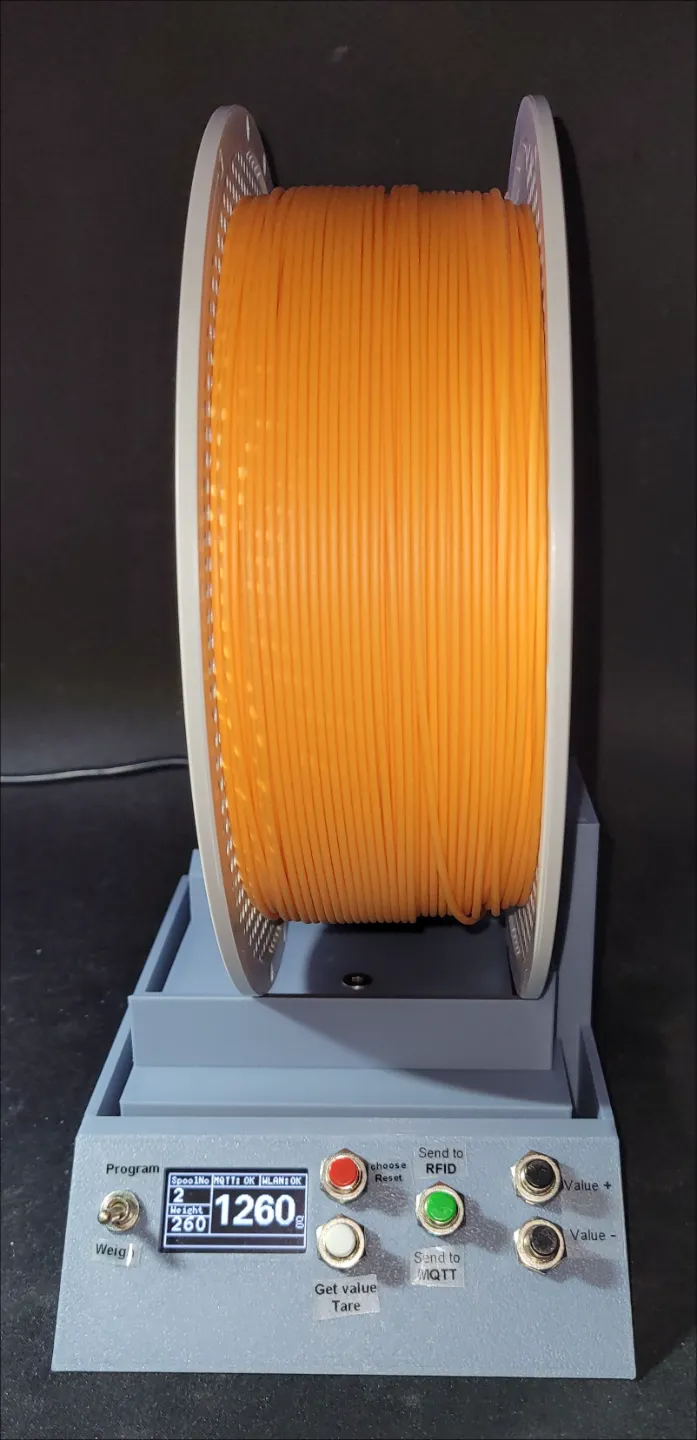 Digital Filament Scale with RFID and MQTT by user_382523920 - MakerWorld