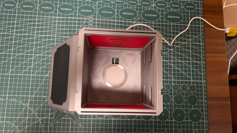 Hollow Design · Cyberpunk Tech Light Storage Box Piggy Bank (Using ...
