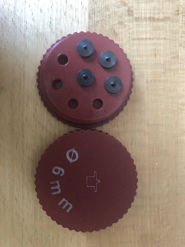 Dowel Pin Center 6mm box by elatobi - MakerWorld