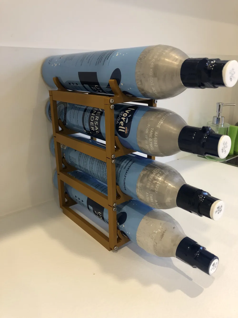 CO2 Bottel Rack (SodaStream) by elatobi - MakerWorld