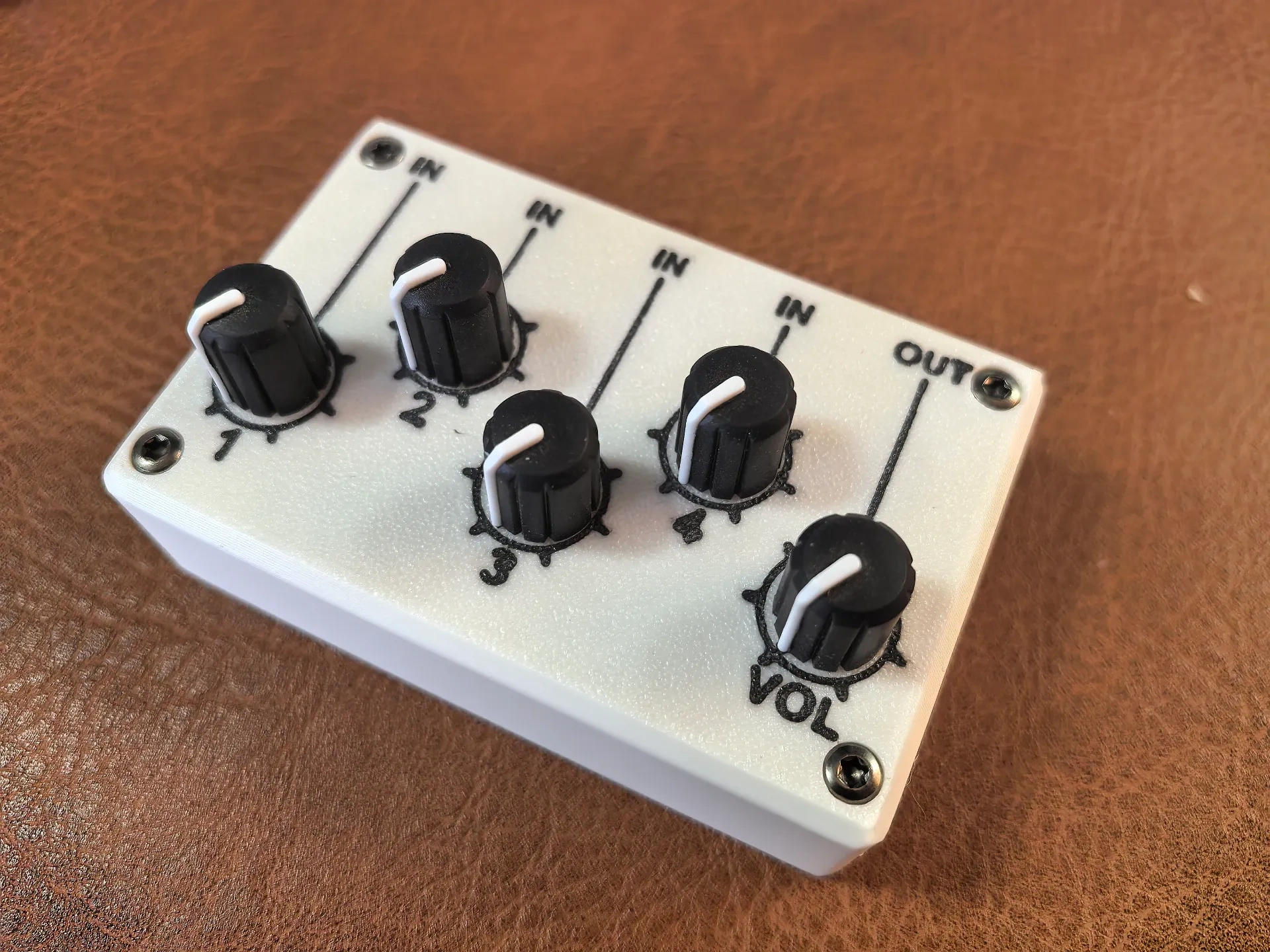 Passive Mixer Housing, Four In One Out by 萌新 - MakerWorld