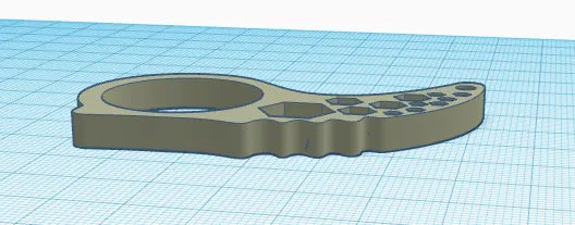 keyrambit with polyhedron by RazorekOWO - MakerWorld