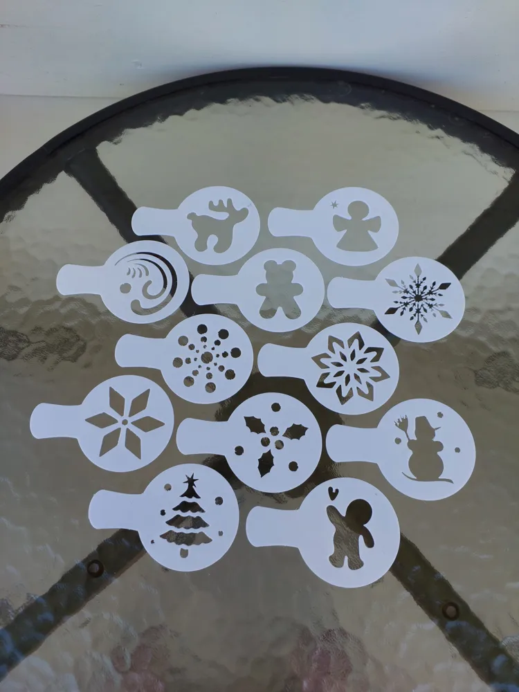 Coffee and Hot Drink Stencils by ClodStomperProductions MakerWorld: Download Free 3D Models