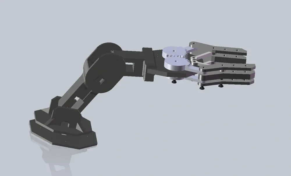 Servo-driven robotic arm by user_2941197755 - MakerWorld