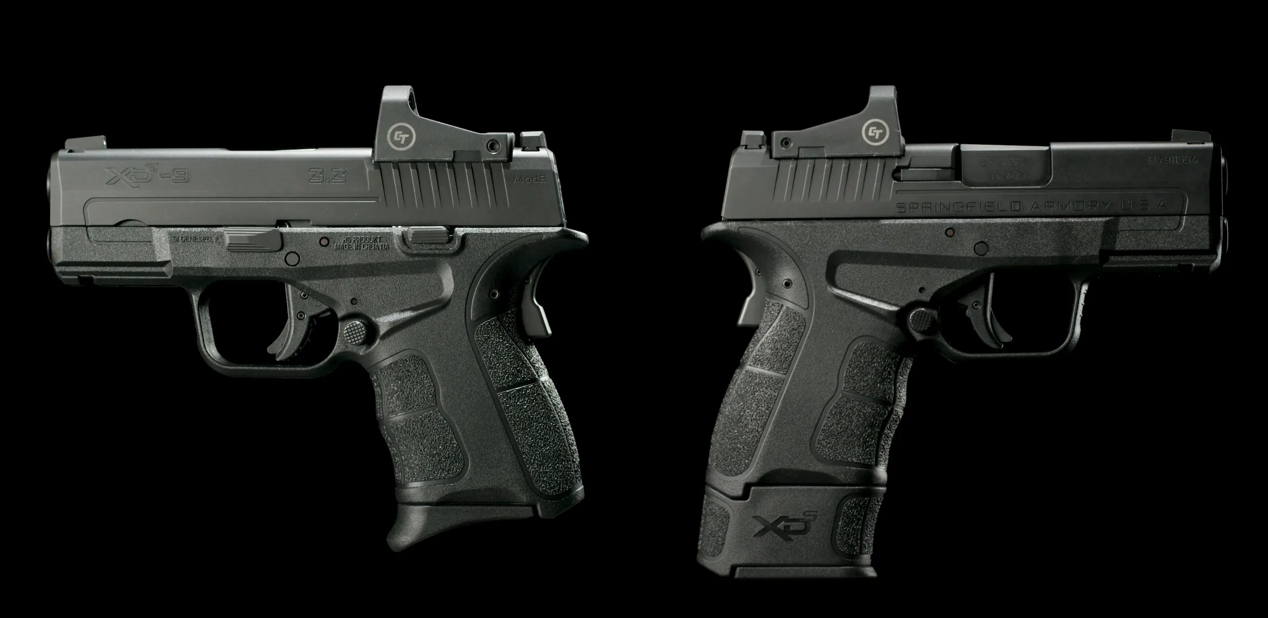 Springfield XD-s Pistol toy gun model - Free 3D Print Model - MakerWorld