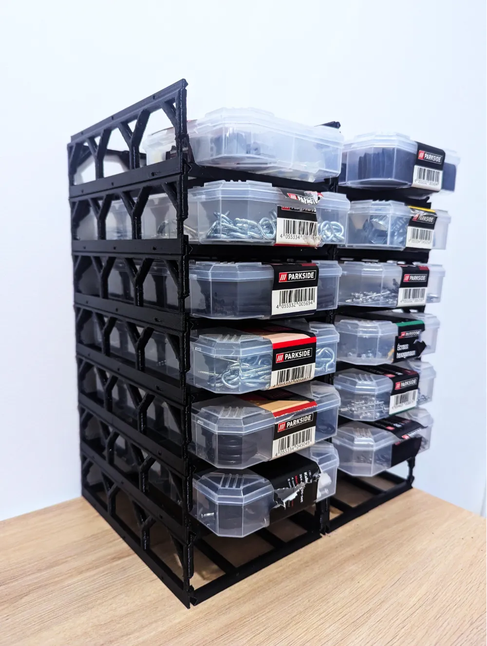 Modular Stackable Shelves for Parkside Boxes by jem24h - MakerWorld