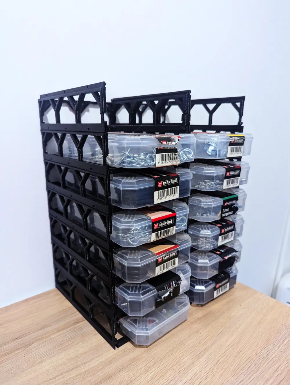 Modular Stackable Shelves for Parkside Boxes by jem24h - MakerWorld