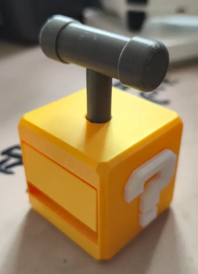 Mario Question Mark Box Detonator by 墨 MakerWorld: Download Free 3D Models