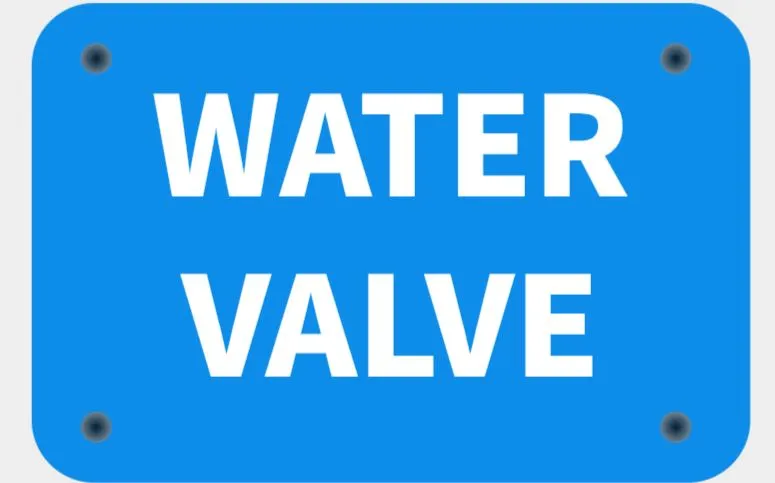 WATER VALVE sign by user_3832518307 MakerWorld: Download Free 3D Models