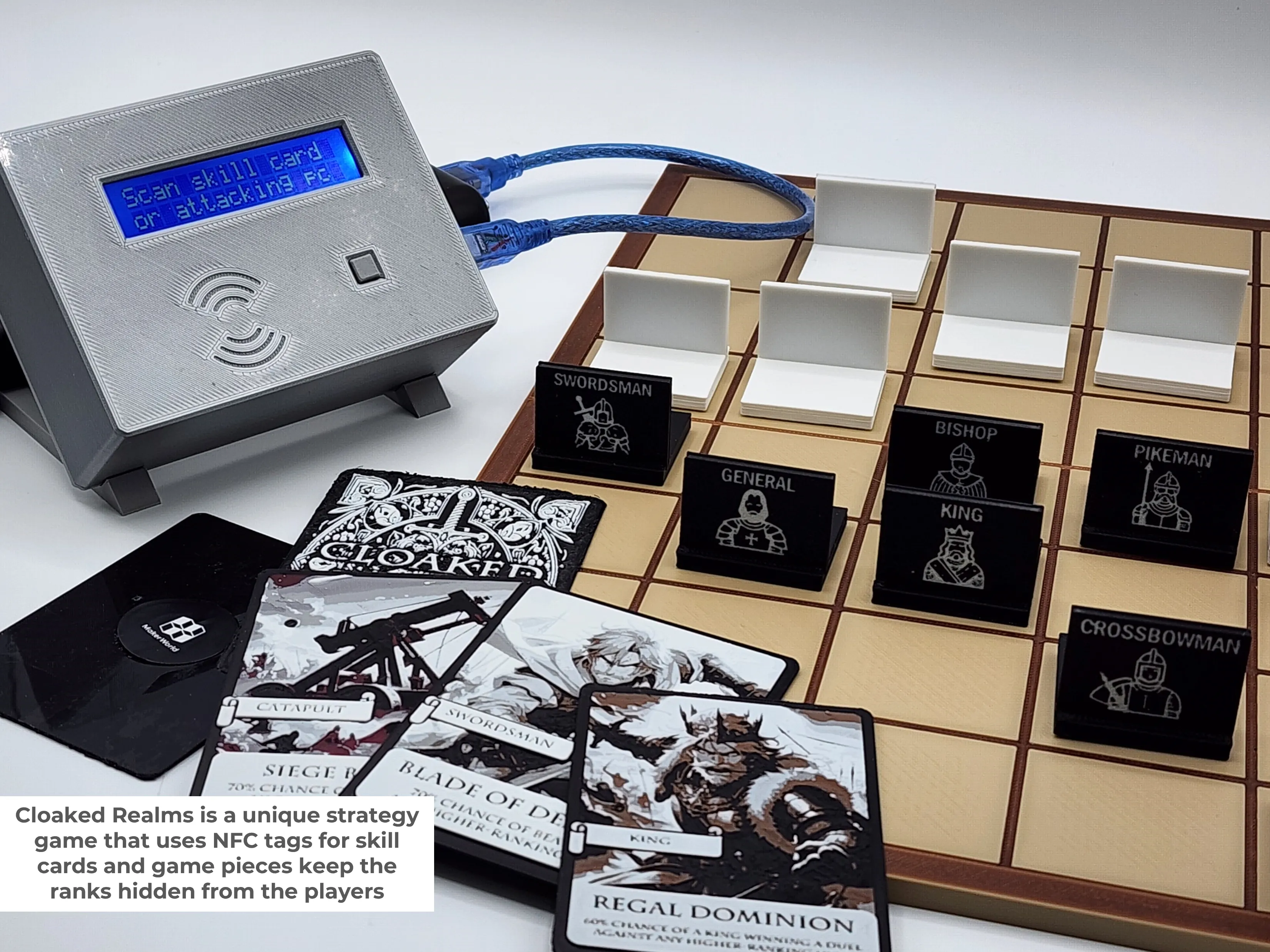Cloaked Realms: A NFC-based strategy board game by chiz_m MakerWorld ...