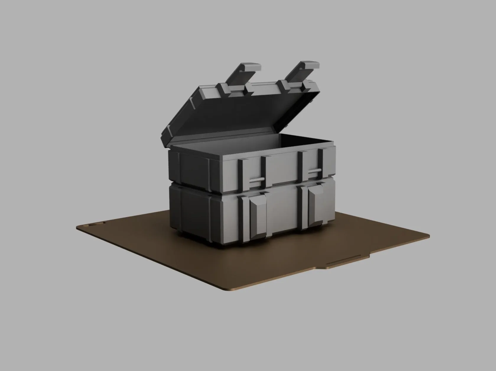 Stylish Rugged Box / Print in Place / No hardware by Vostok Labs ...