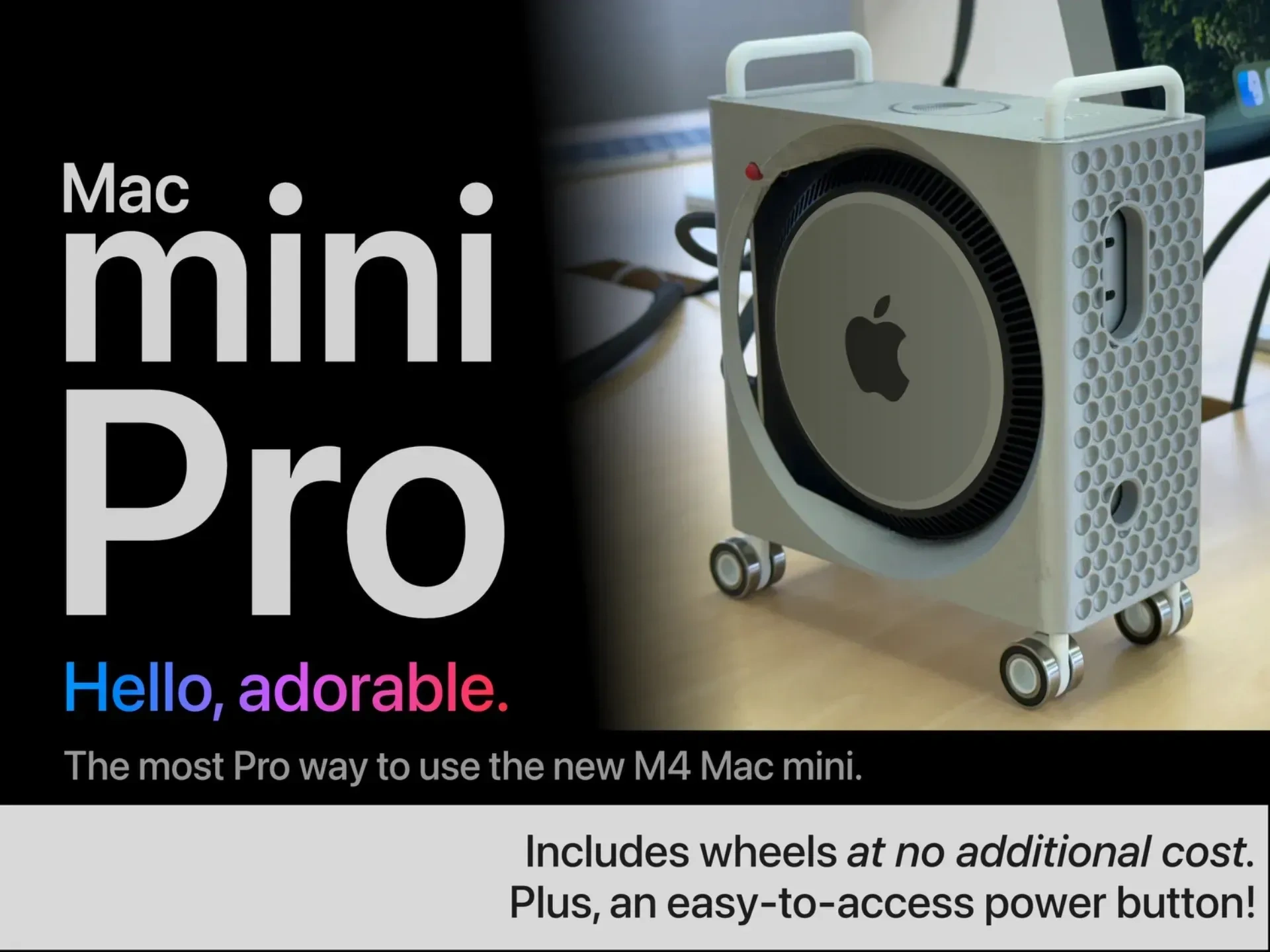 "Mac mini Pro" Case, optimized for M4 Mac mini stand by 大街上的青结工 ...