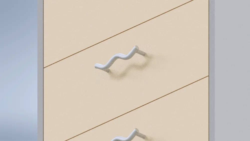 Wavy Drawer Cabinet Door Handle | Wavy Drawer Cabinet Door Pull - Free ...