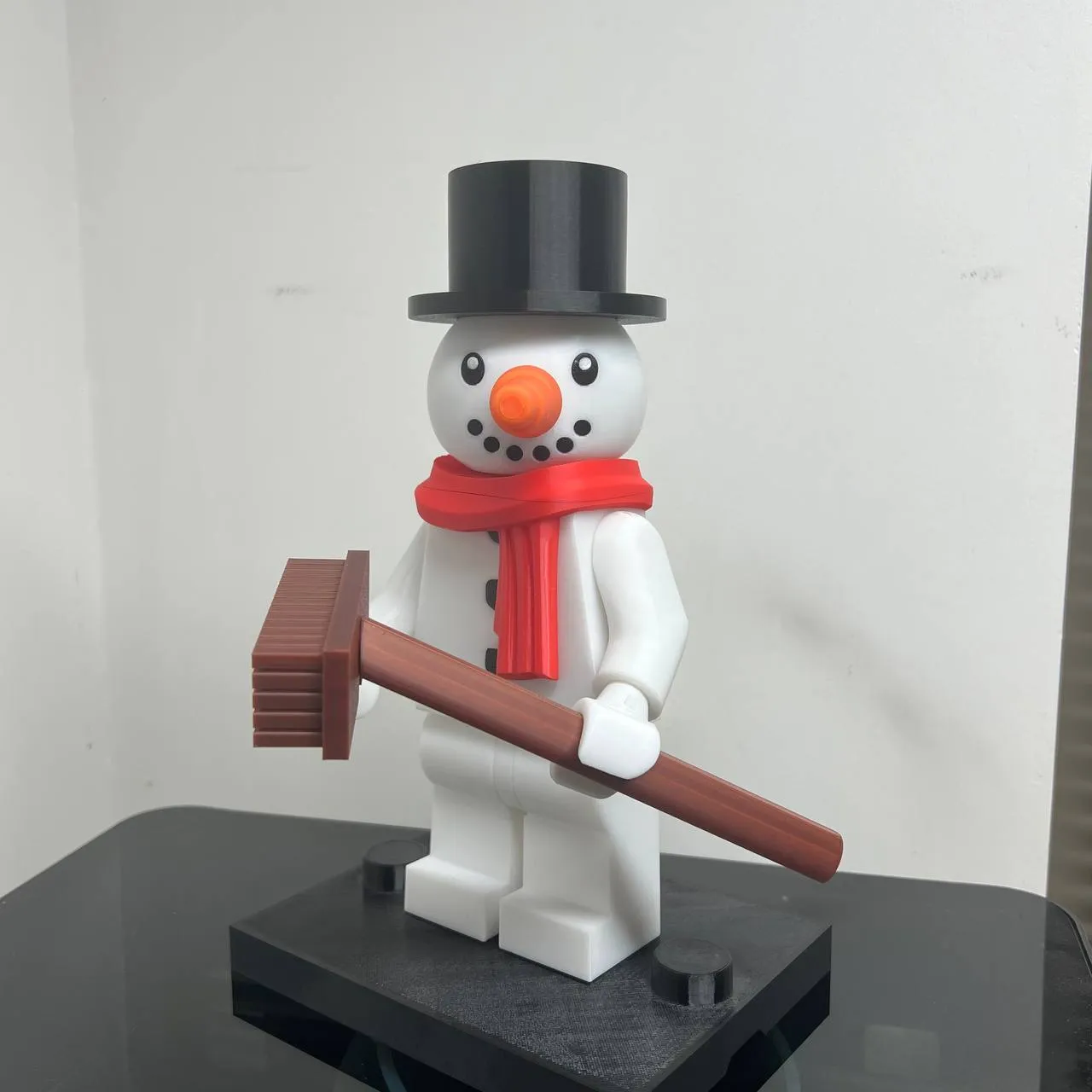 NO AMS - Snowman Big Brick Figure (6:1) by Bill Lab MakerWorld ...