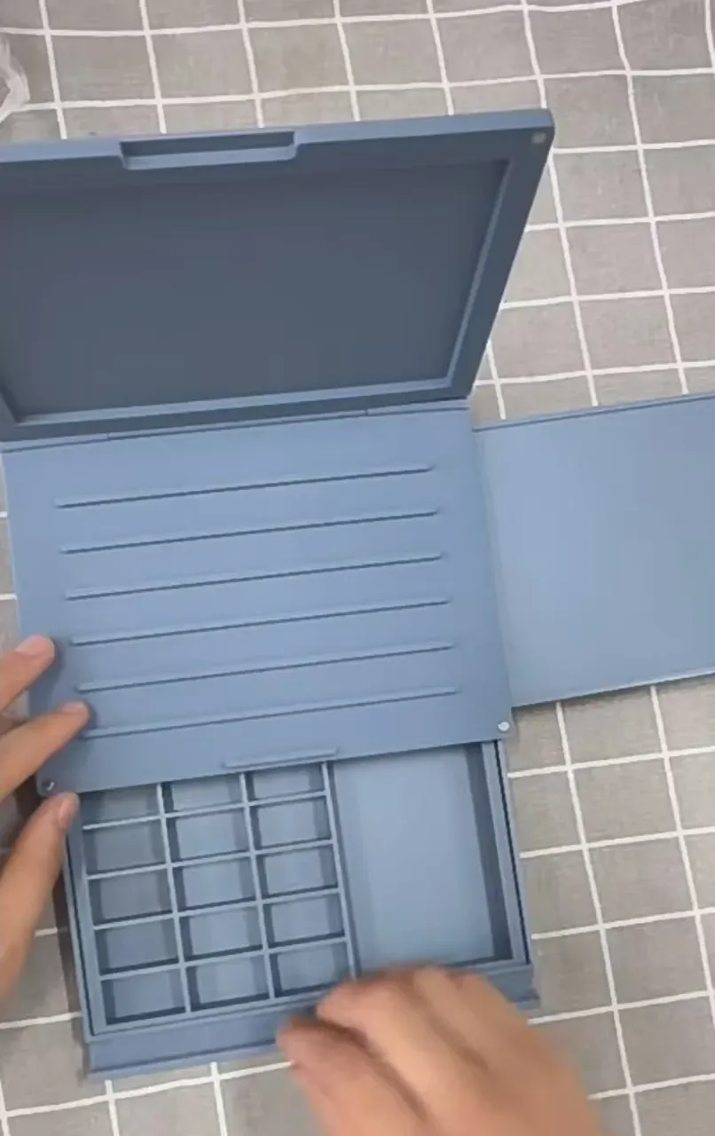 32-sheet Watercolor Painting Box with Full Pigment Grids by user ...