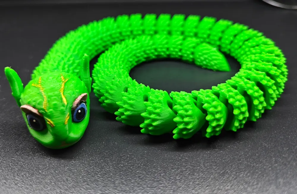 Seven-Colored Sky-Swallowing Python by Microblacker - MakerWorld